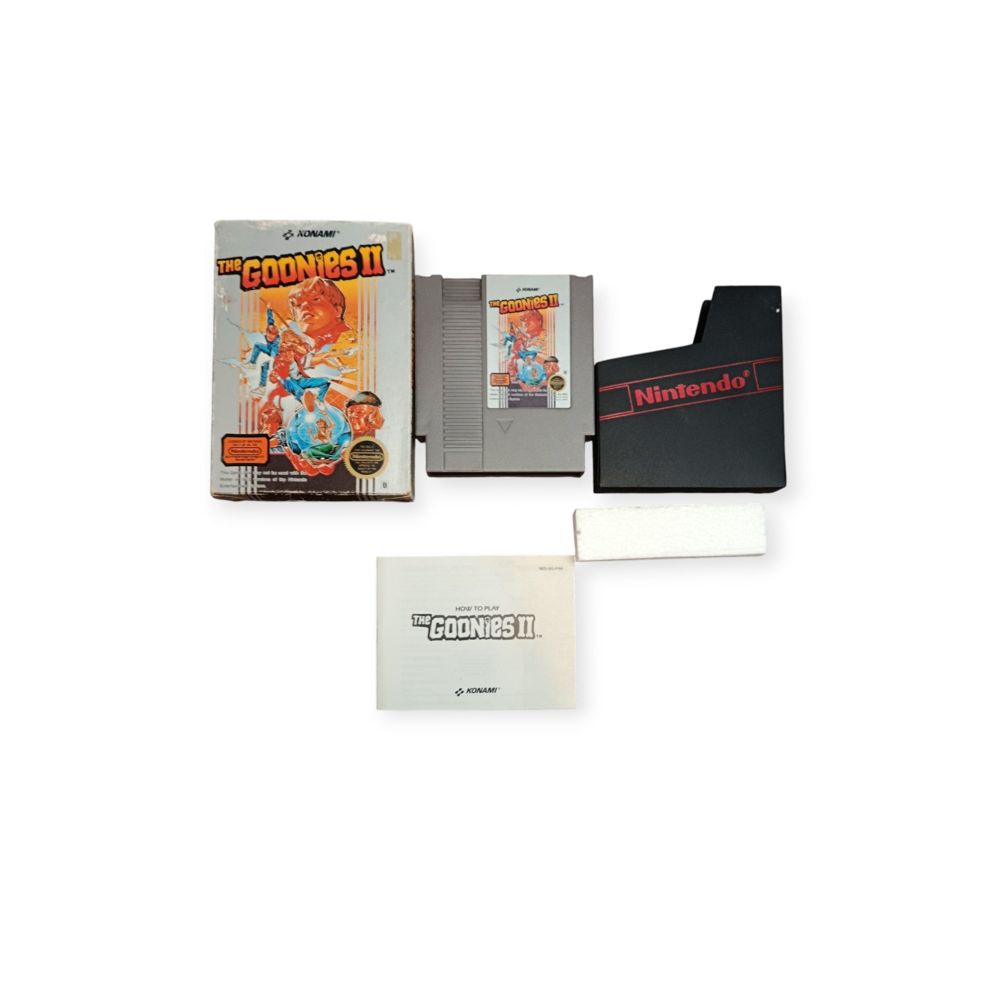 The Goonies II Nintendo NES Version PAL en boîte Complet – Masaru